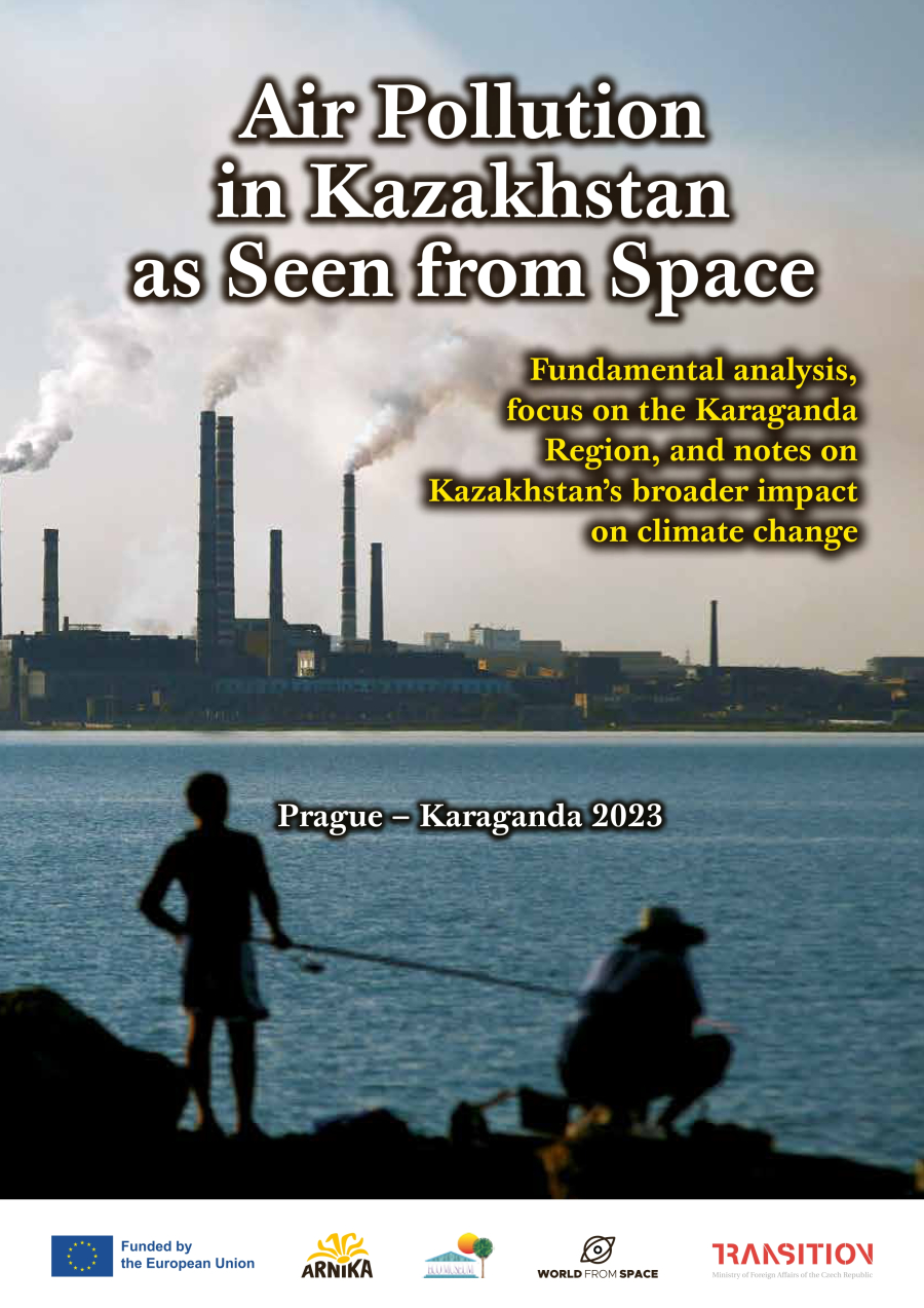 Air Pollution in Kazakhstan as seen from Space